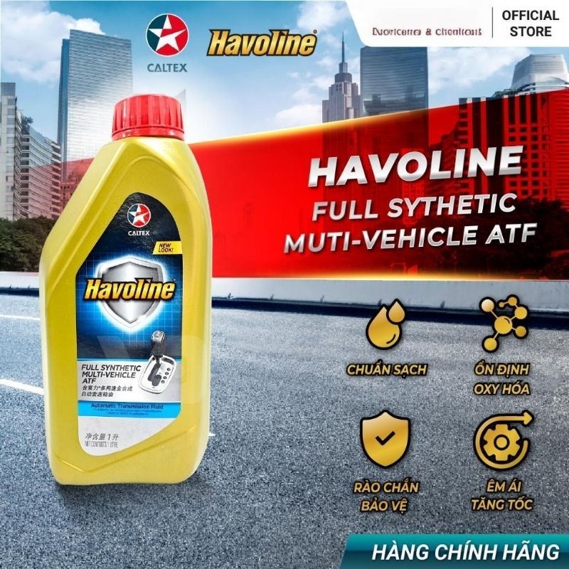 DẦU TRUYỀN ĐỘNG TỰ ĐỘNG CALTEX ATF FULLY 1L Havoline Tổng hợp TOÀN PHẦN ...
