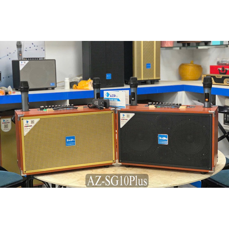 Loa bluetooth azpro-SG10Plus(HN10) 2bas20 2treble Nâng cấp bo mạch mới ...