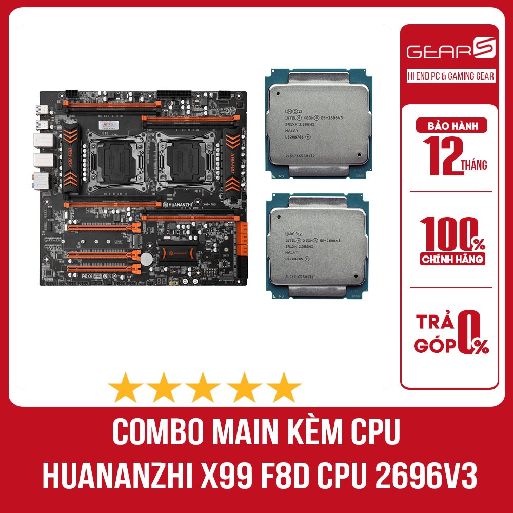 [FULL VAT] Combo Main kèm CPU Huananzhi X99 F8D CPU 2696v3 New - Bảo hành 12 tháng | Shopee Việt Nam
