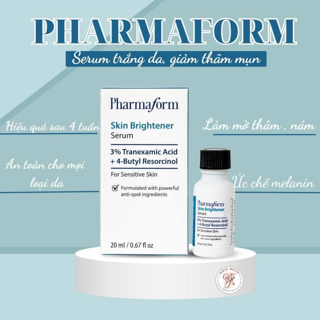Tinh chất Pharmaform Skin Brightener Serum 3% Tranexamic acid + 5% ...