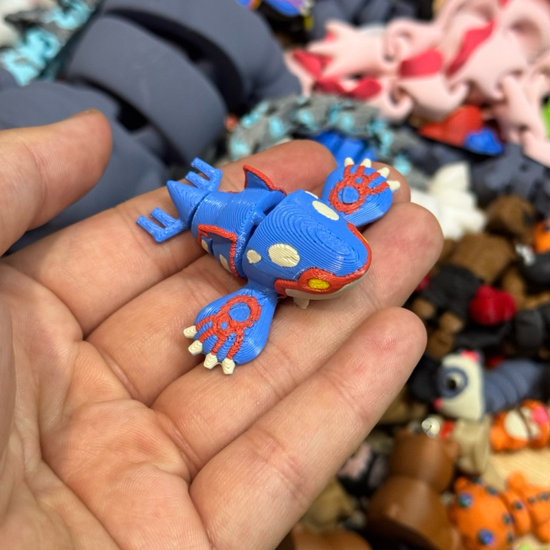 Pokemon Kyogre | in 3D Đồ chơi Móc khoá | Toy P2 | Số lượng 01 Mô hình ...