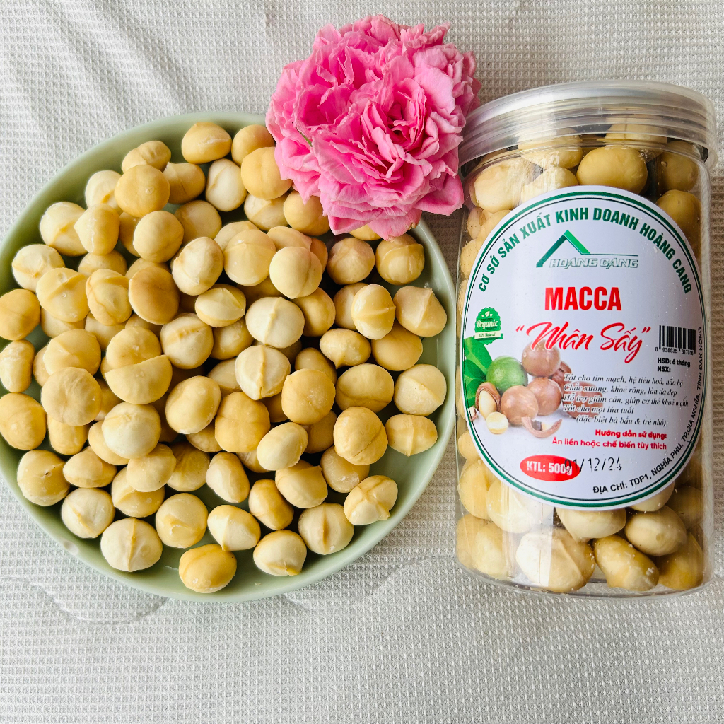 Nhân Macca - Hạt Dinh Dưỡng Hoàng Gia, 500g Tách Vỏ Sấy Khô | Shopee ...