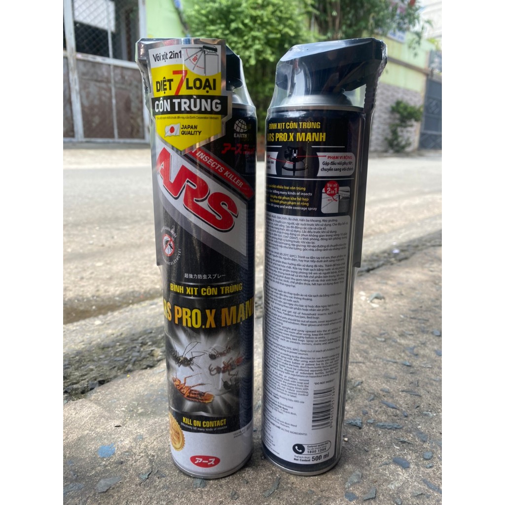COMBO 2 Bình xịt côn trùng ARS PRO.X MẠNH 7 loại côn trùng 500ml ...