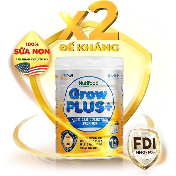 [Growplus- Nutifood] Sữa bột vàng Colostrum 24h lon 800g hỗ trợ tăng đề kháng, date mới | Shopee ...