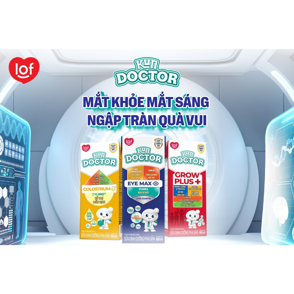 [KUN DOCTOR] Sữa bột pha sẵn Kundoctor thùng 48 hộp -110ml hỗ trợ cao ...