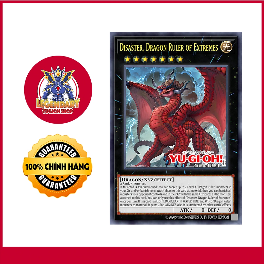 [Thẻ Bài Yugioh Chính Hãng] Disaster, Dragon Ruler of Paranormalities ...