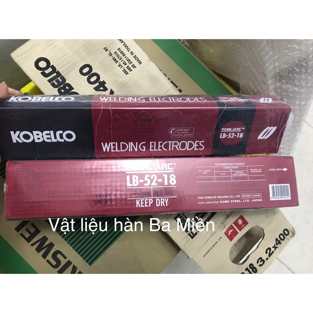 5Kg QUE HÀN CHỊU LỰC LB-52-18 E7018 KOBELCO | Shopee Việt Nam
