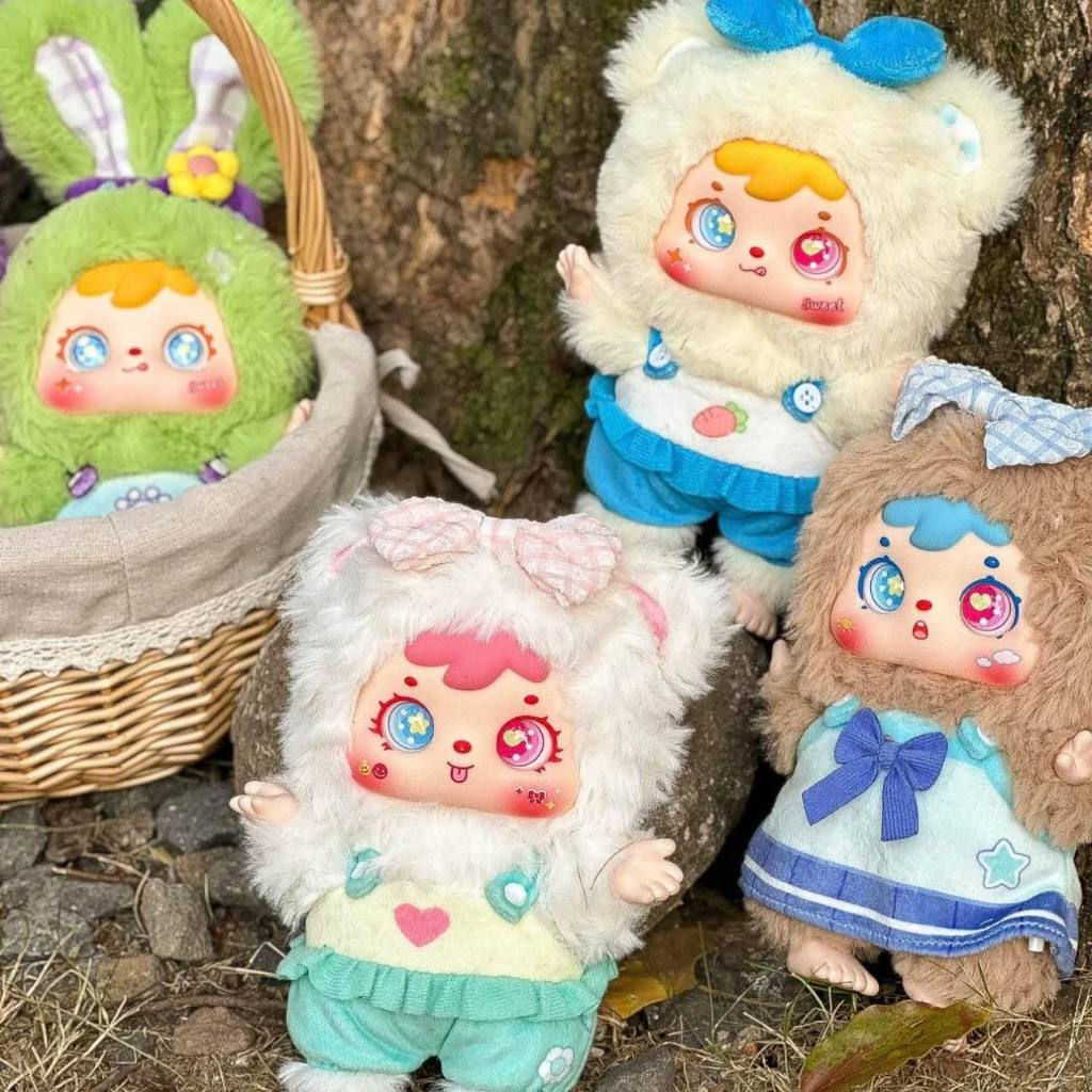 [CHÍNH HÃNG] Blindbox baby three thỏ macron v2, thỏ macron v1 thỏ Tyke ...