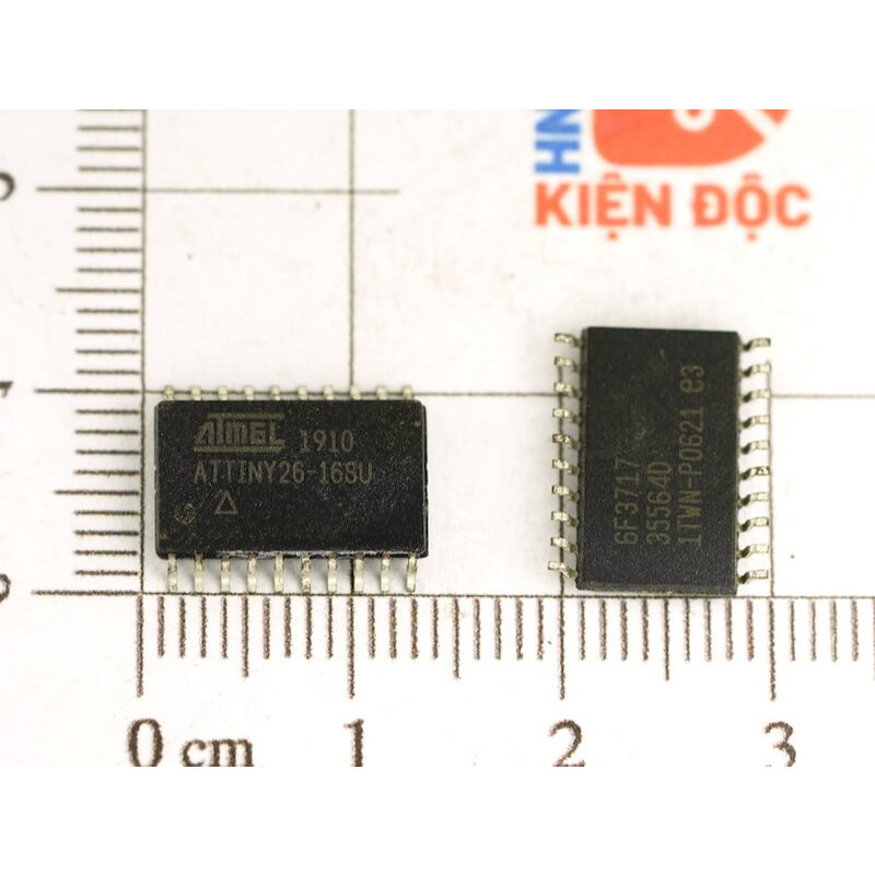 [Combo 2 chiếc] ATTINY26-16SU IC vi điều khiển 8-bit bộ nhớ Flash 2K ...
