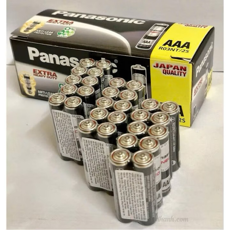 Hộp 60 Viên Pin AAA Panasonic Đũa Đen NEO R03NT-2S hàng Chính Hãng chất lượng cho loại điều ...