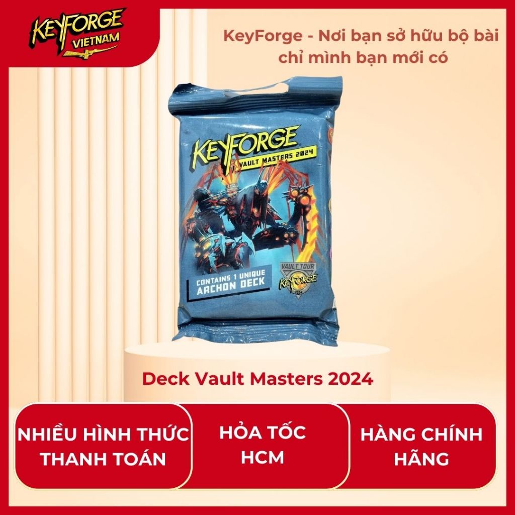 Bộ bài Keyforge tiếng Anh – Vault Master 2024 | Shopee Việt Nam