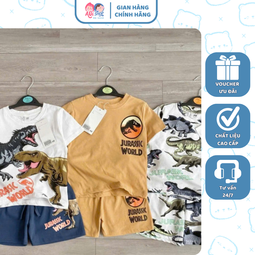 [À ƠI SHOP] K37- set 3 bộ cộc khủng long há mồm- a100.89 | Shopee Việt Nam