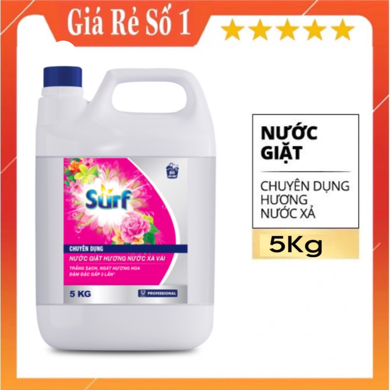 Nước Giặt Surf Can 5Kg Đậm Đặc | Shopee Việt Nam