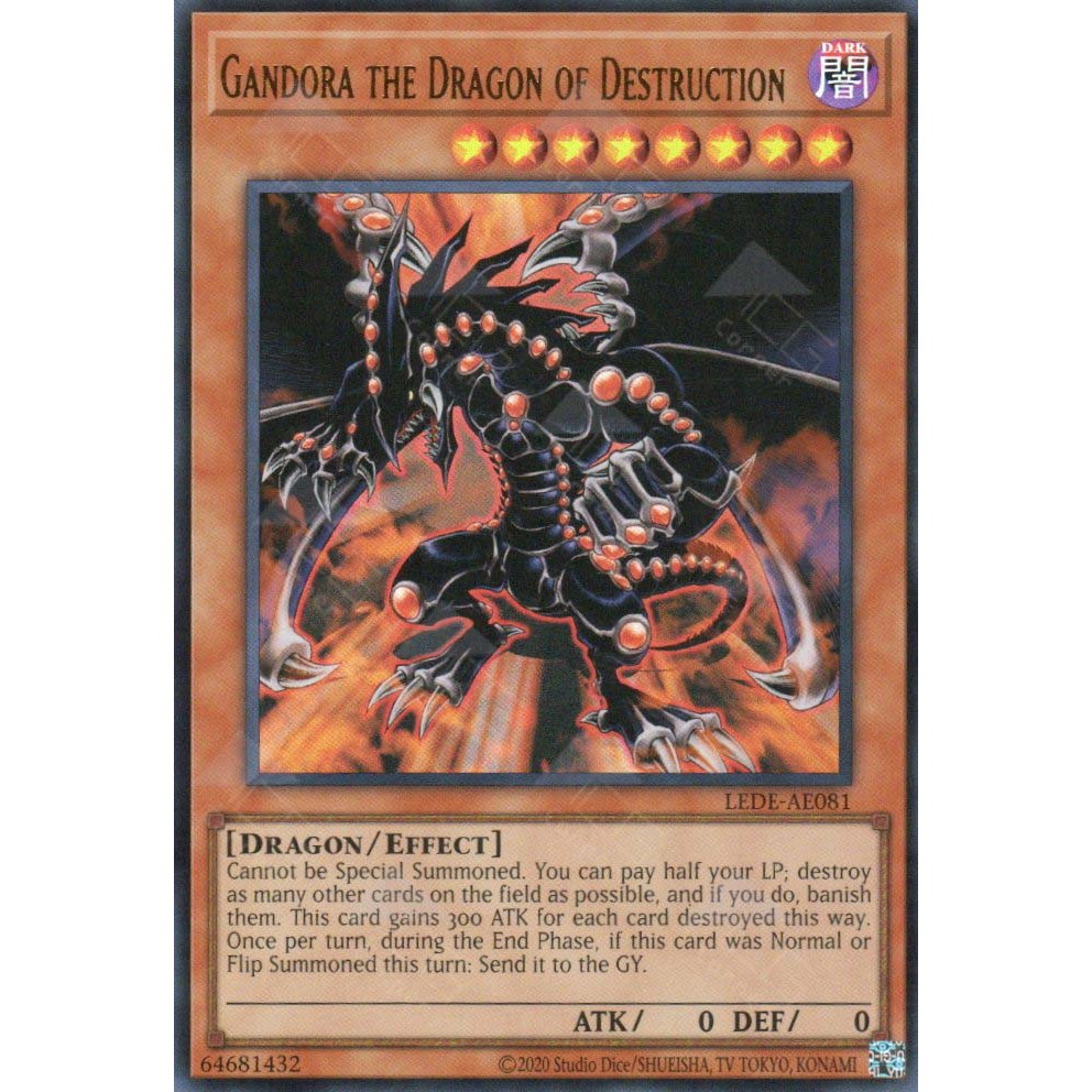 [ Biên Hòa Yugioh ] thẻ bài Gandora the Dragon of Destruction (UR) ae | Shopee Việt Nam