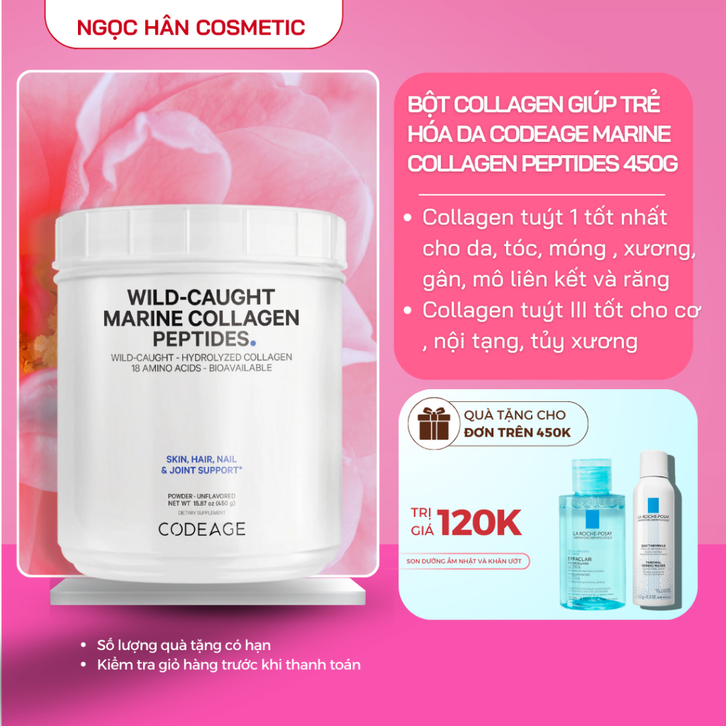 Bột collagen giúp trẻ hóa da CodeAge Marine Collagen Peptides 450g ...