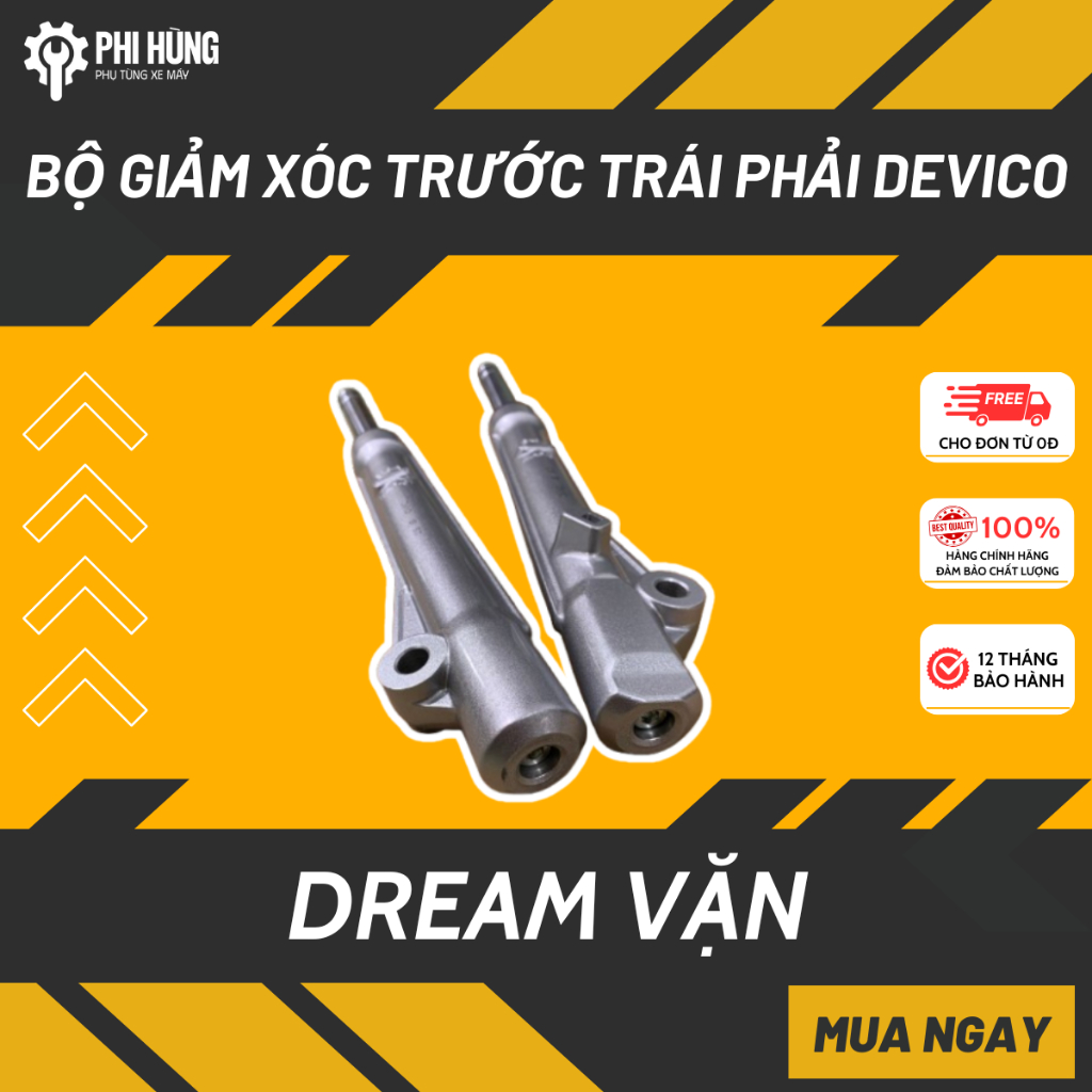 Bộ Giảm Xóc Trước Trái Phải HONDA - Hiệu DEVICO - Dream Vặn | Shopee Việt Nam