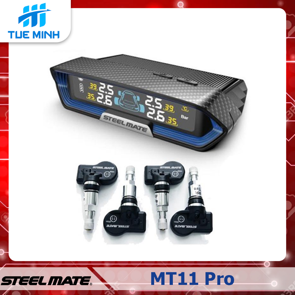 Cảm biến áp suất lốp TPMS SteelMate MT11 Pro chính hãng | Shopee Việt Nam