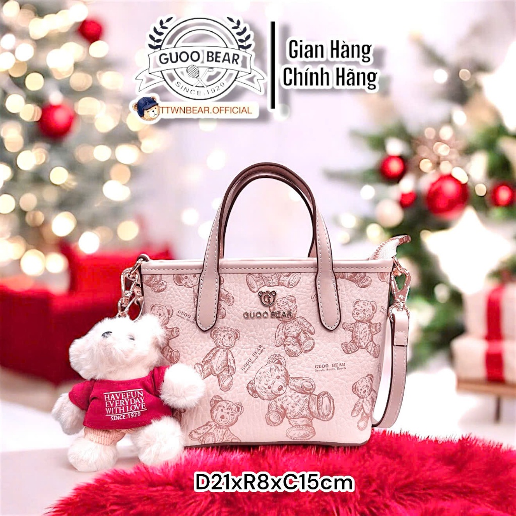 DEAL 119K Túi xách TTWN & GUOO BEAR GU1194 chính hãng | Shopee Việt Nam