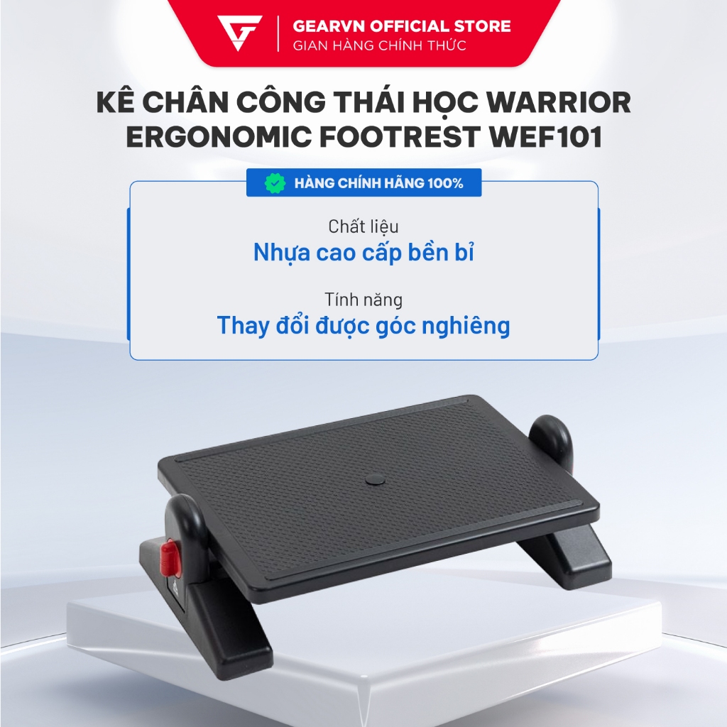Kê chân công thái học Warrior Ergonomic Footrest WEF101 | Shopee Việt Nam