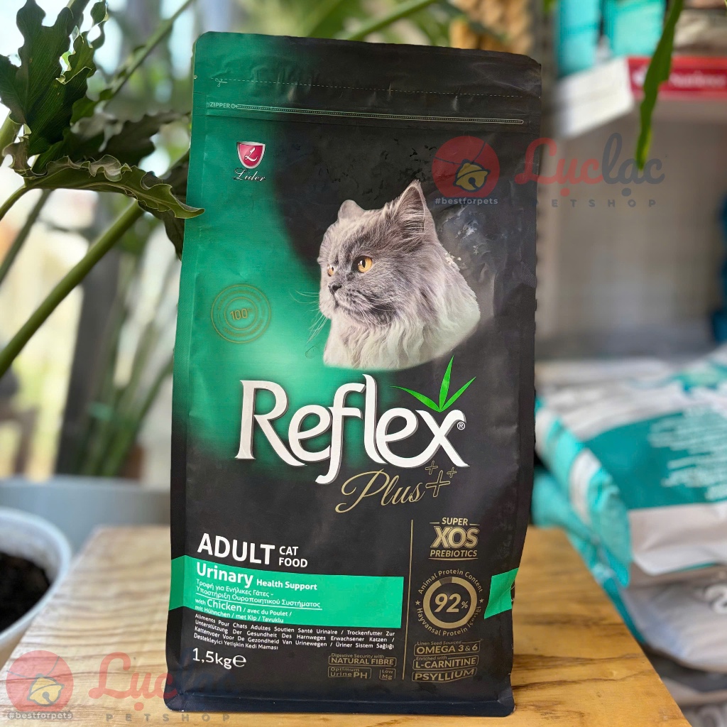 Hạt Reflex Plus Adult Urinary - Túi 1.5kg - Vị Gà, Ngăn Ngừa Bệnh Tiết ...
