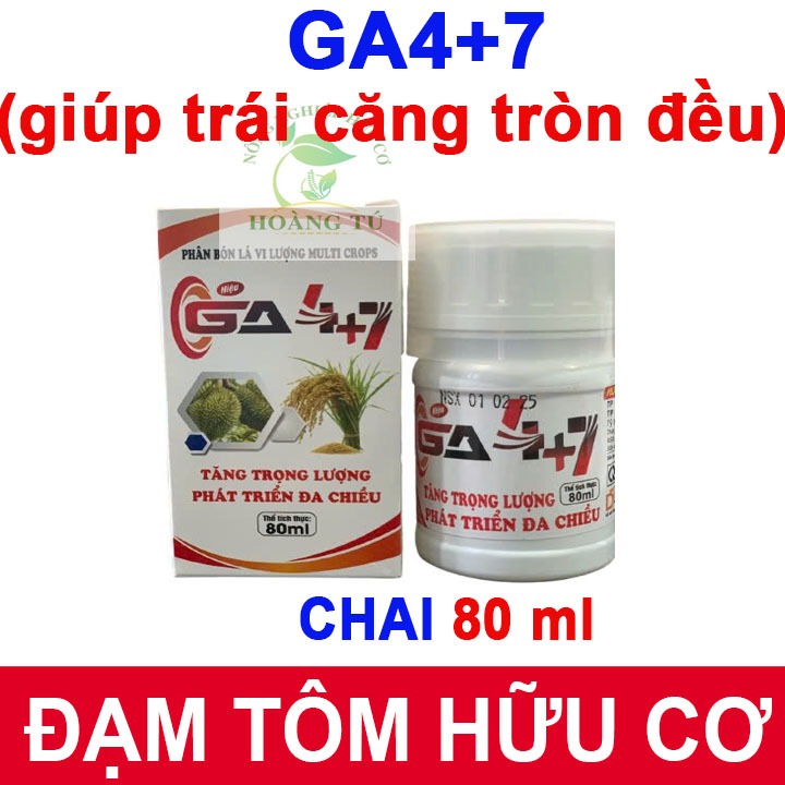 CHAI 80 ML - Phân vi lượng GA4+7 - Tăng trọng lượng Kích thước Phì trái | Shopee Việt Nam
