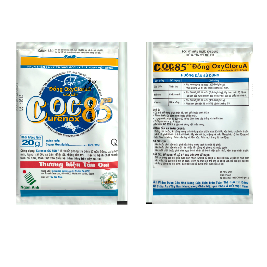Phức hợp đồng Coper dùng trên mọi cây trồng COC85 gói 20gram | Shopee ...