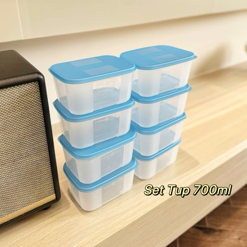 Set 4 hộp TUPPERWARE đông 700ml ( TUP TRUNG - Giao màu ngẫu nhiên ...