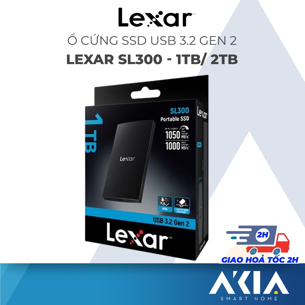 Ổ cứng SSD 1TB/ 2TB Lexar SL300, tốc độ đọc 1050MB/s, ghi 1000MB/s ...