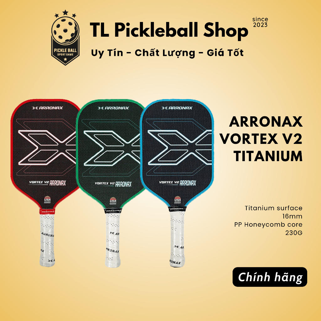 VỢT PICKLEBALL ARRONAX TITANIUM (VORTEX 2) | Shopee Việt Nam