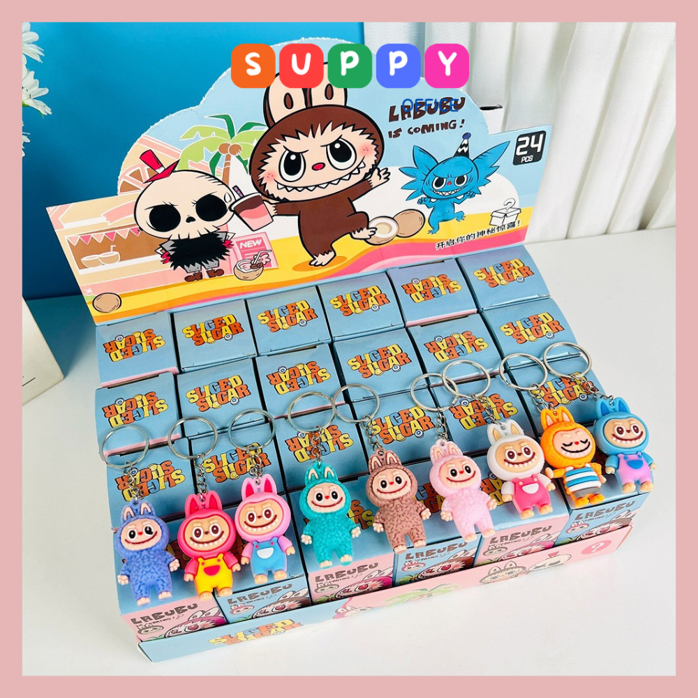 Blindbox Móc Khóa Labubu Capybara BabyTree Hộp Mù 24 Chiếc May Mắn ...