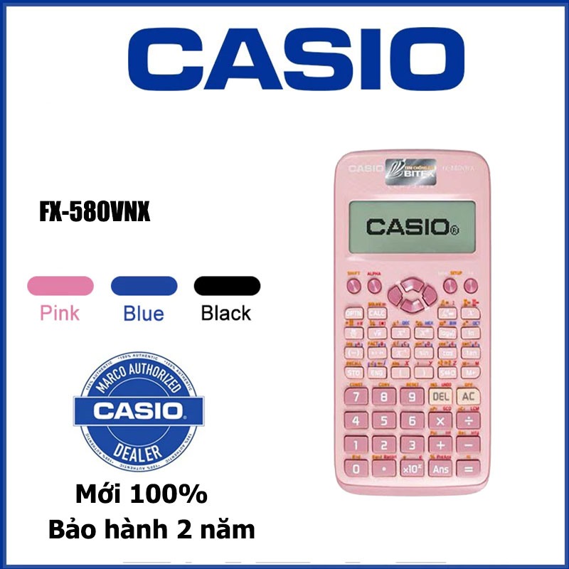 Máy tính CASIO 100% FX-580 VNX MỚI (521 tính toán) Chuyển đổi Việt Nam ...