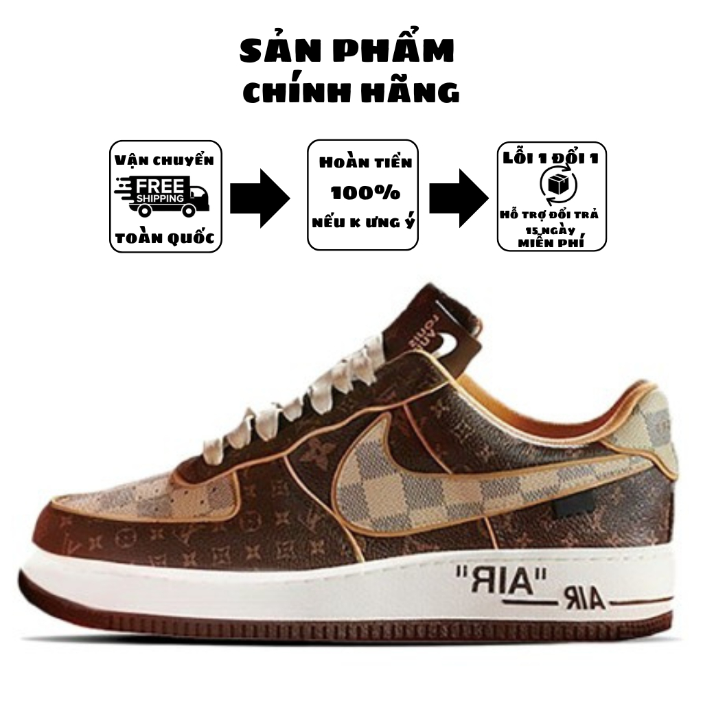 [ CHÍNH HÃNG ] Giày Sneaker AF1 Low X LV Monogram Damier Pilot Case ...