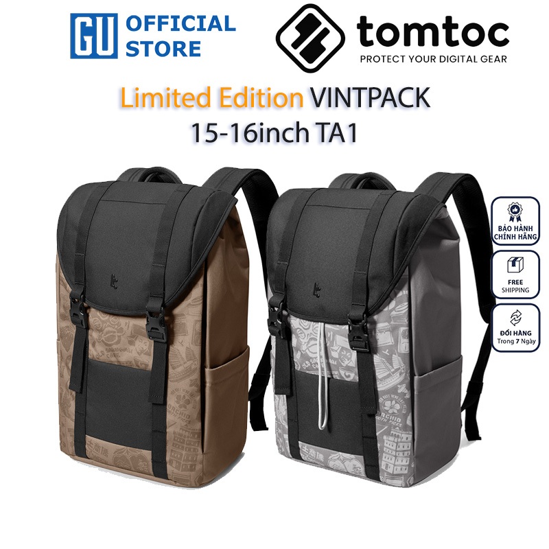 Balo Tomtoc Limited Edition Vintpack 22L Backpack Cho Laptop 13-16 inch ...