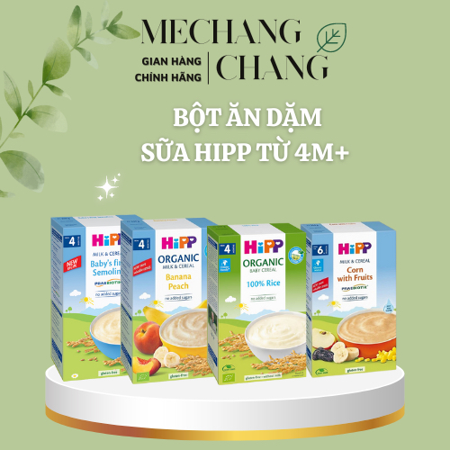 [TẶNG 2 THÌA ĂN DẶM HIPP] Bột dinh dưỡng Hipp Organic đủ vị | Shopee ...