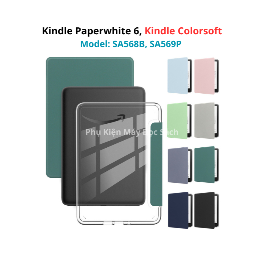 Bao Da Lưng Trong Suốt Kindle Paperwhite 6, Kindle Colorsoft (Model ...