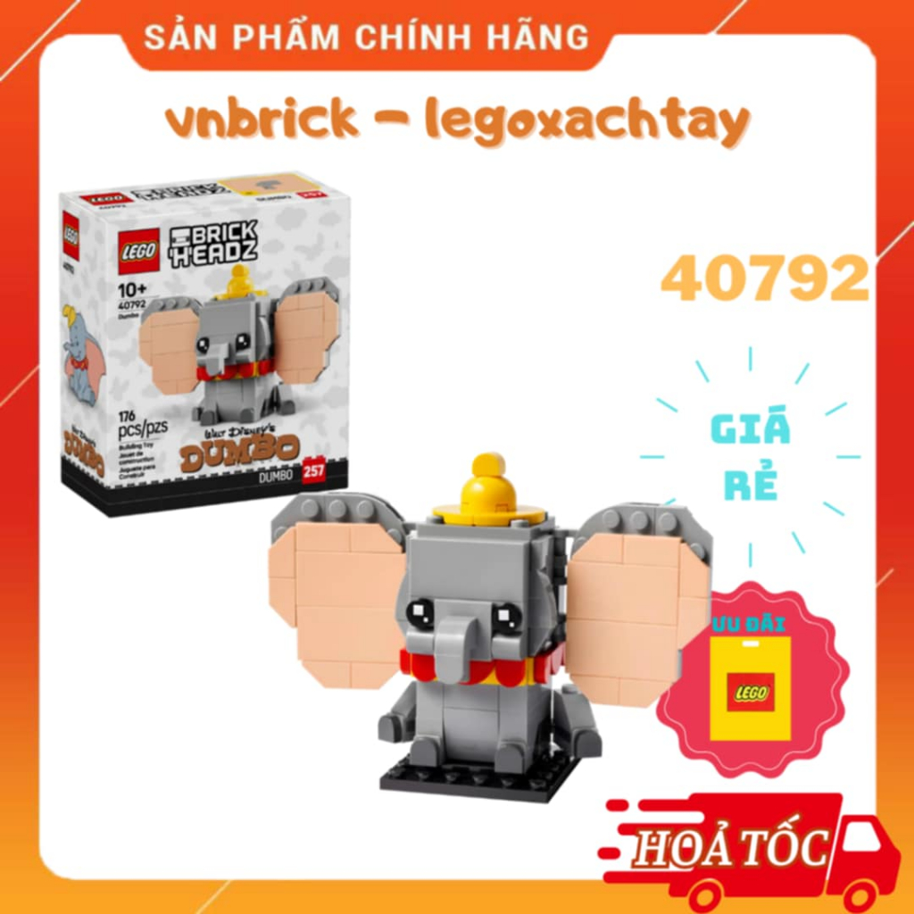 LEGO Brickheadz 40792 Nhân Vật Dumbo | Shopee Việt Nam