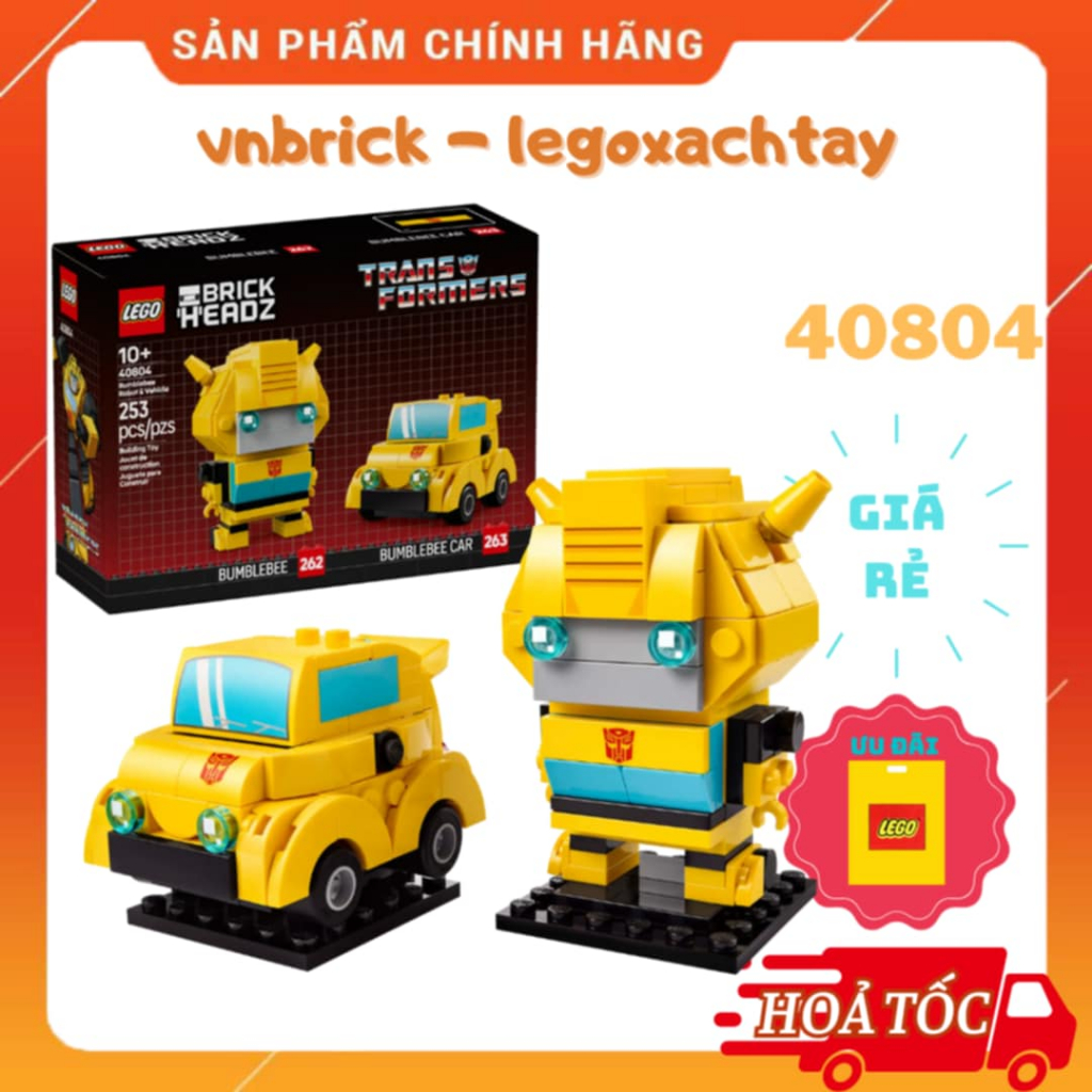 LEGO Brickheadz 40804 Nhân Vật Bumblebee Chính Hãng | Shopee Việt Nam