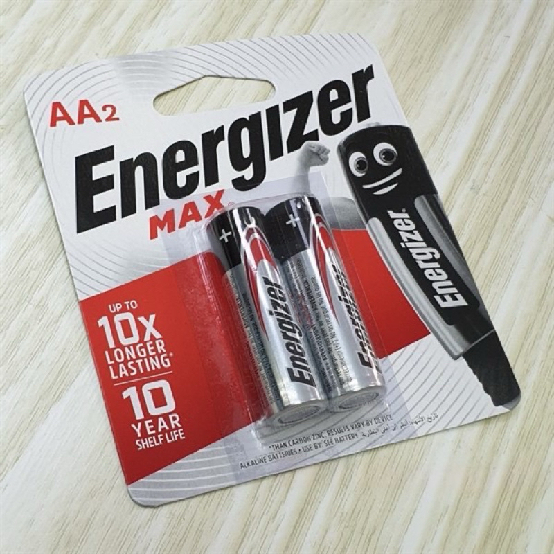Pin Energizer AA - AAA siêu bền vĩ 2 viên, Hàng Chính hãng | Shopee ...