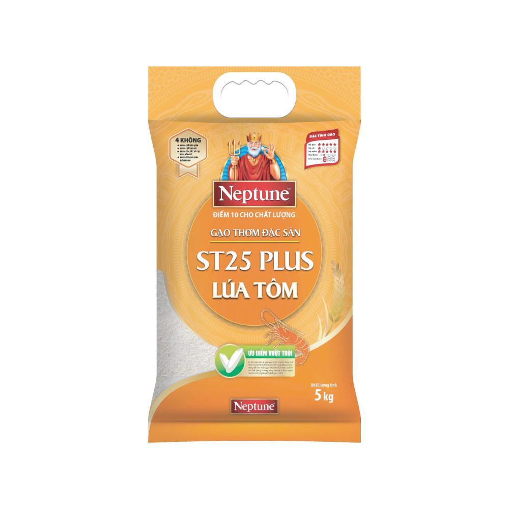 Gạo Neptune ST25 Plus Lúa Tôm Túi 5Kg | Shopee Việt Nam