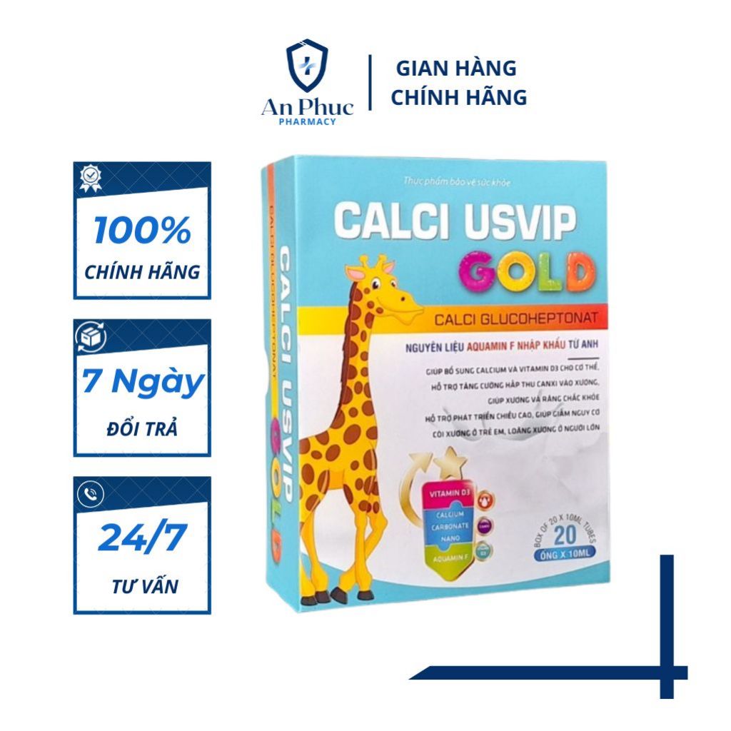 /CHÍNH HÃNG/ Calci Usvip Gold Giúp xương răng chắc khỏe, phát triển ...