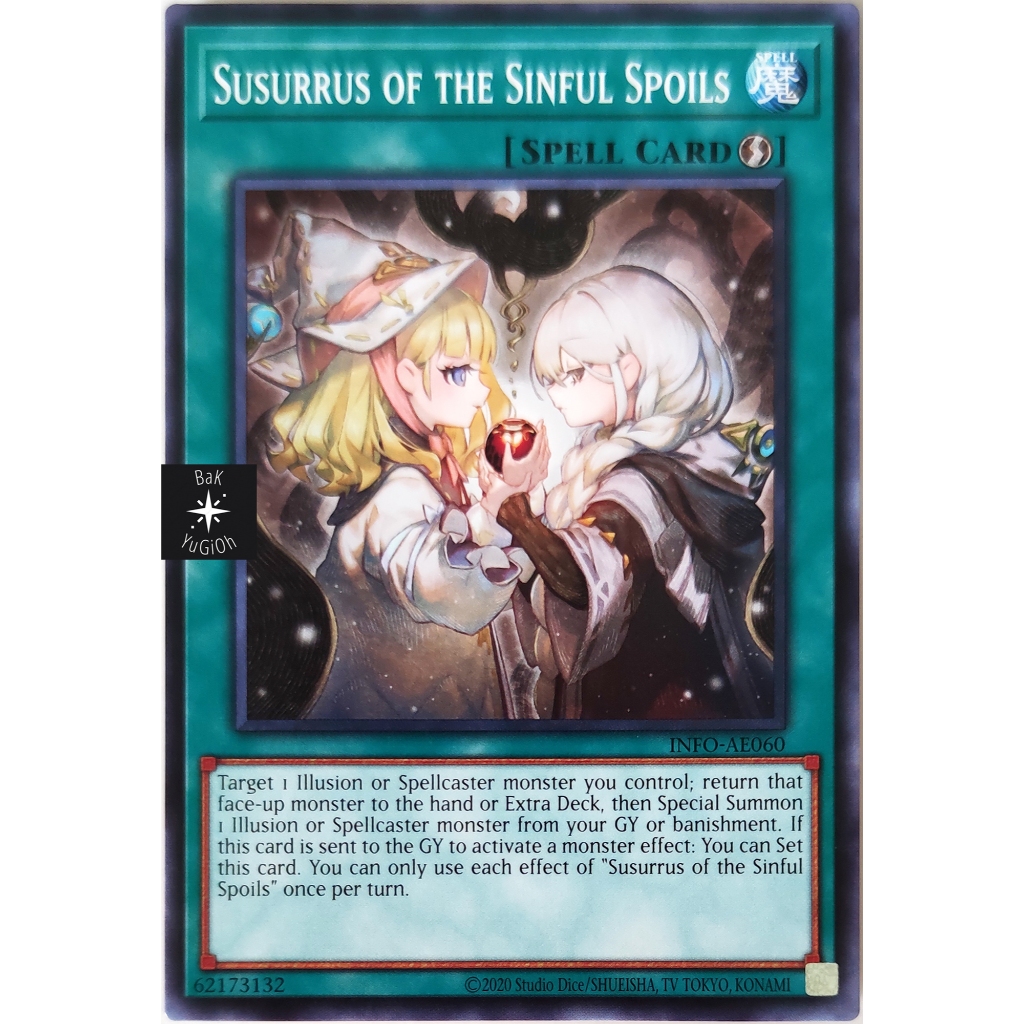 [BaK Yu-Gi-Oh!] [Thẻ Bài Chính Hãng] Susurrus of the Sinful Spoils |AE ...