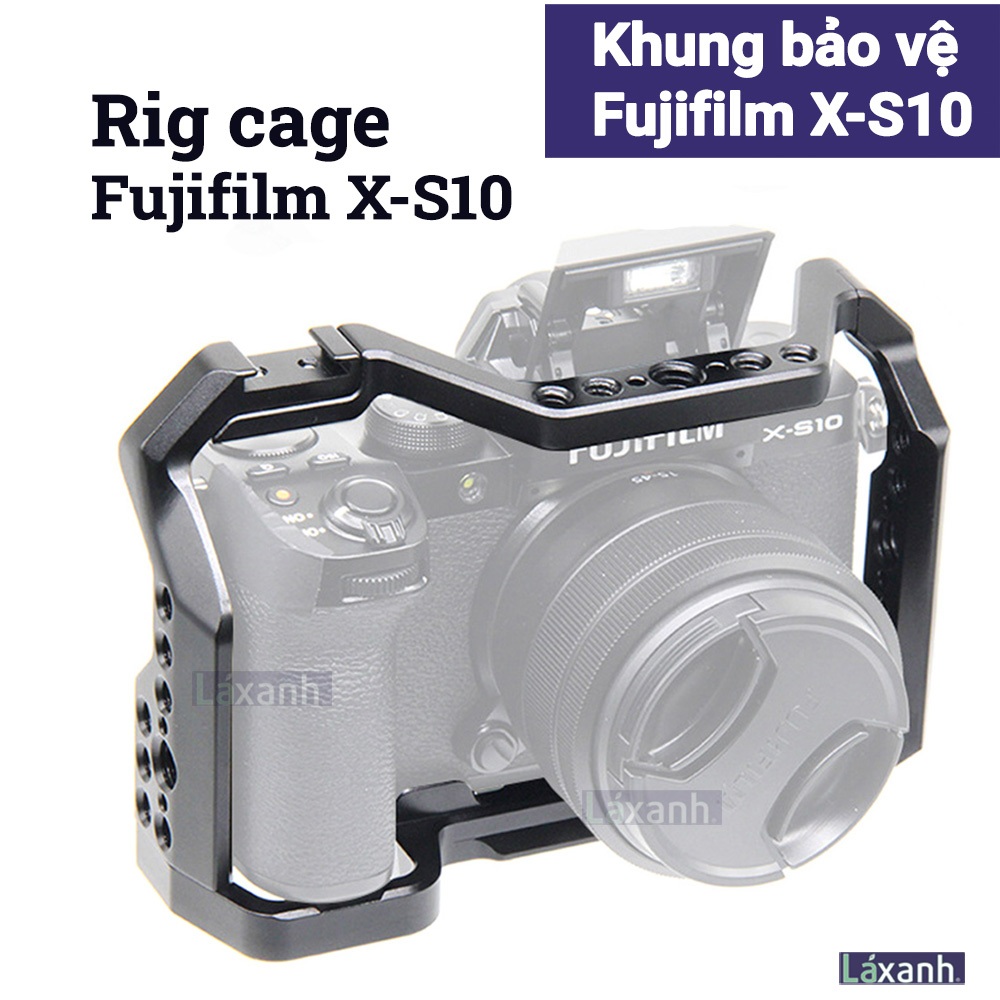 Fujifilm X-S10 | Khung bảo vệ rig cage rigcage quay video khung bảo vệ handcase grip smallrig ...