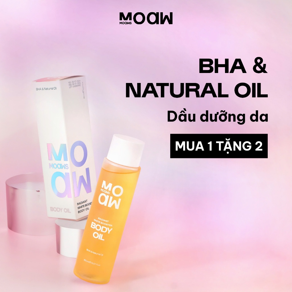 [MUA 1 TẶNG 2] Dầu Dưỡng Trắng Body MOAW MOAWS 150ml - Hương Nước Hoa ...