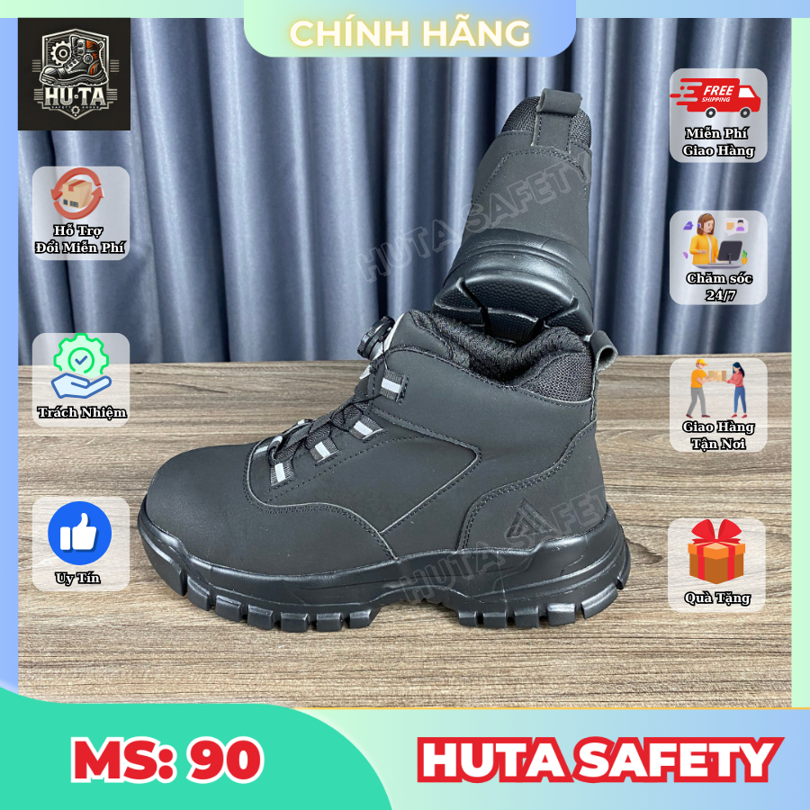 Giày Bảo Hộ HUTA MS90 – Mũi Thép Chống Đinh – Chống Nước – Chống Trơn ...