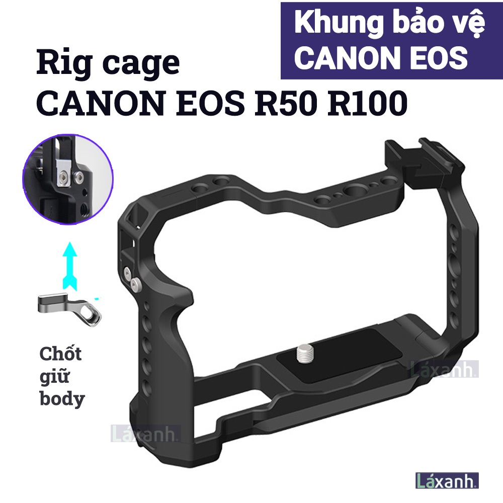 Canon EOS R50 R100 | Khung bảo vệ rig cage giá treo phụ kiện máy ảnh ...