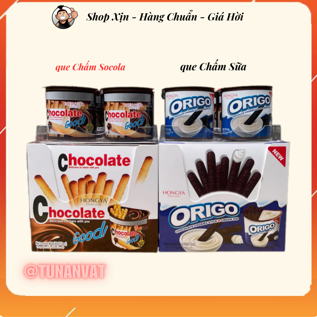 [lốc 12 Cốc] Bánh Que Chấm Sốt Sữa OriGo ,Bánh Que Chấm ChocoLaTe CoCo ...