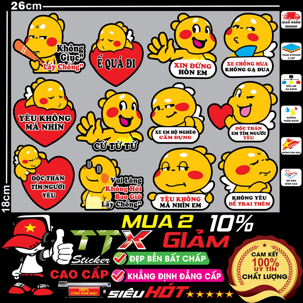 tem dán xe điện sticker khủng long cute vui nhộn siêu hót trend - team ...