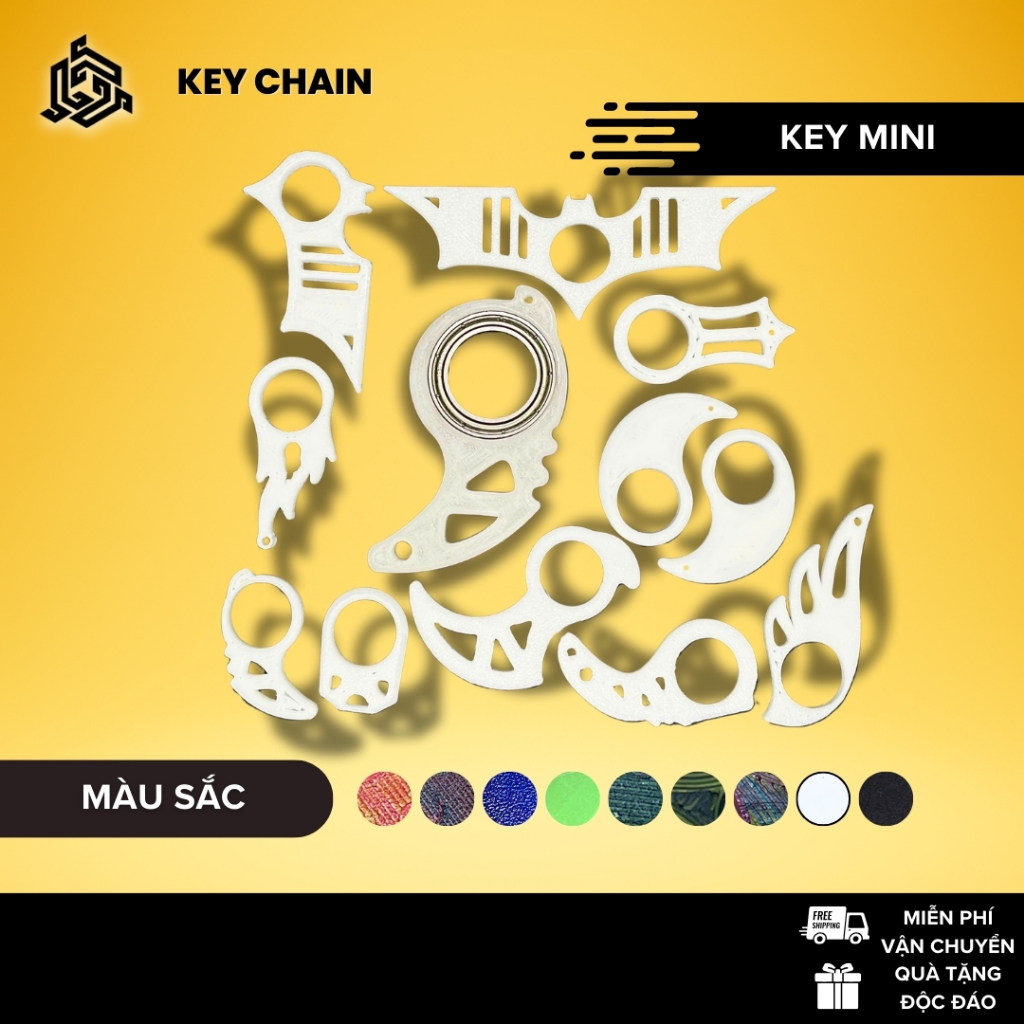 Phụ Kiện Keyrambit MINI Siêu Cute, Dễ Thương, Đáng Yêu, Màu Ngẫu Nhiên ...