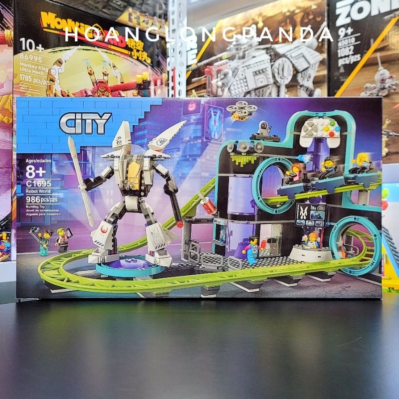 [City] Đồ chơi lắp ráp Thành Phố Tương Lai Thế Giới Người Máy C1695 | 60421 Robot World | 986 ...