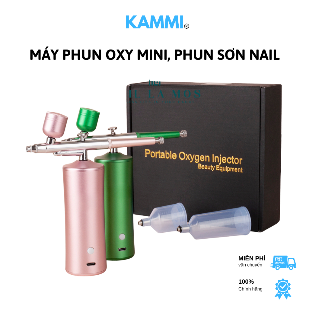 Máy Phun Oxy Mini | Máy Phun Sơn Nail, Súng Phun Tinh Chất Dưỡng Ẩm Cho ...